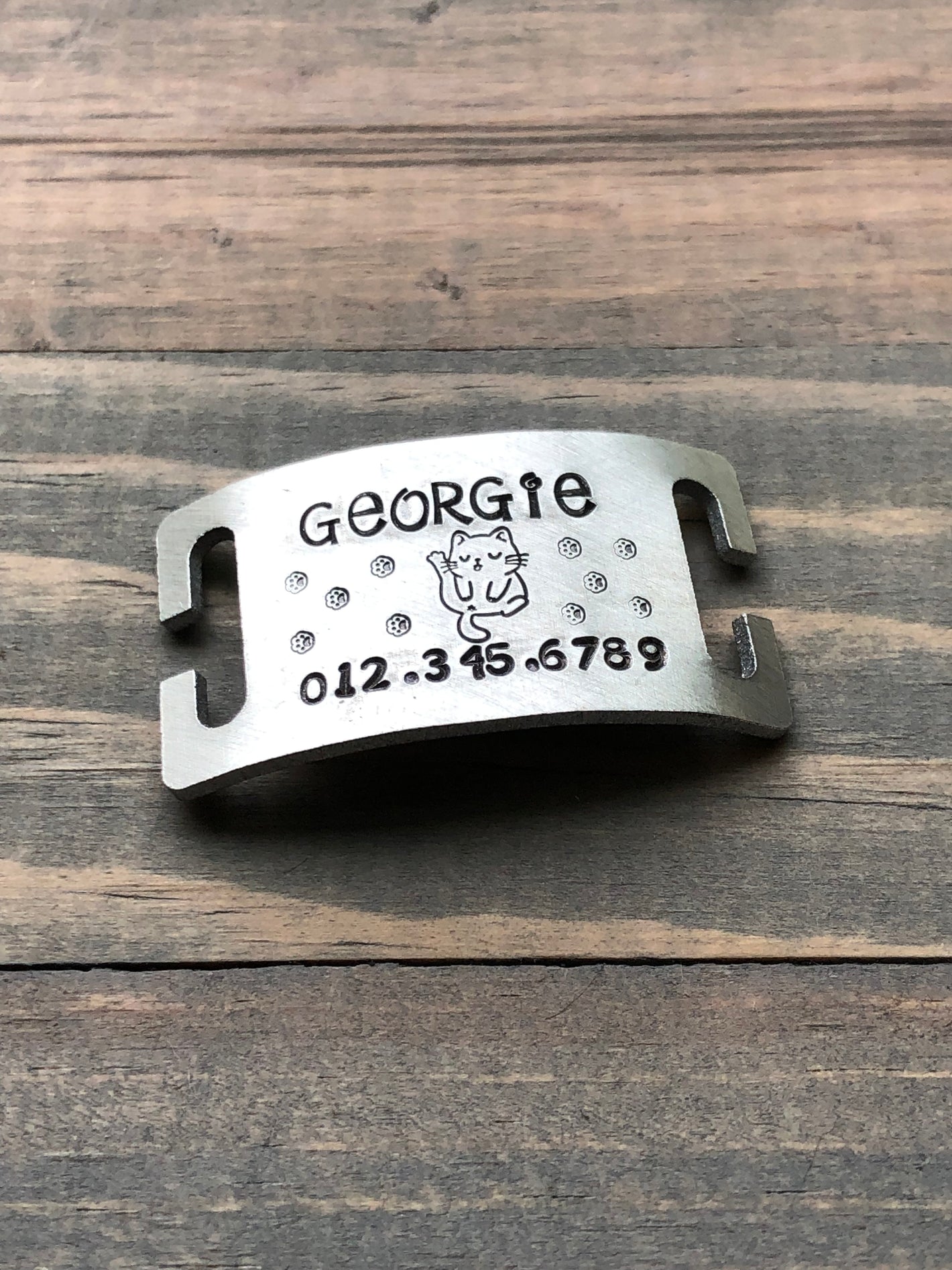 Dog Pet ID Tags Hand Stamped Gifts Keepsakes Dog Remembrance Jewelry ...